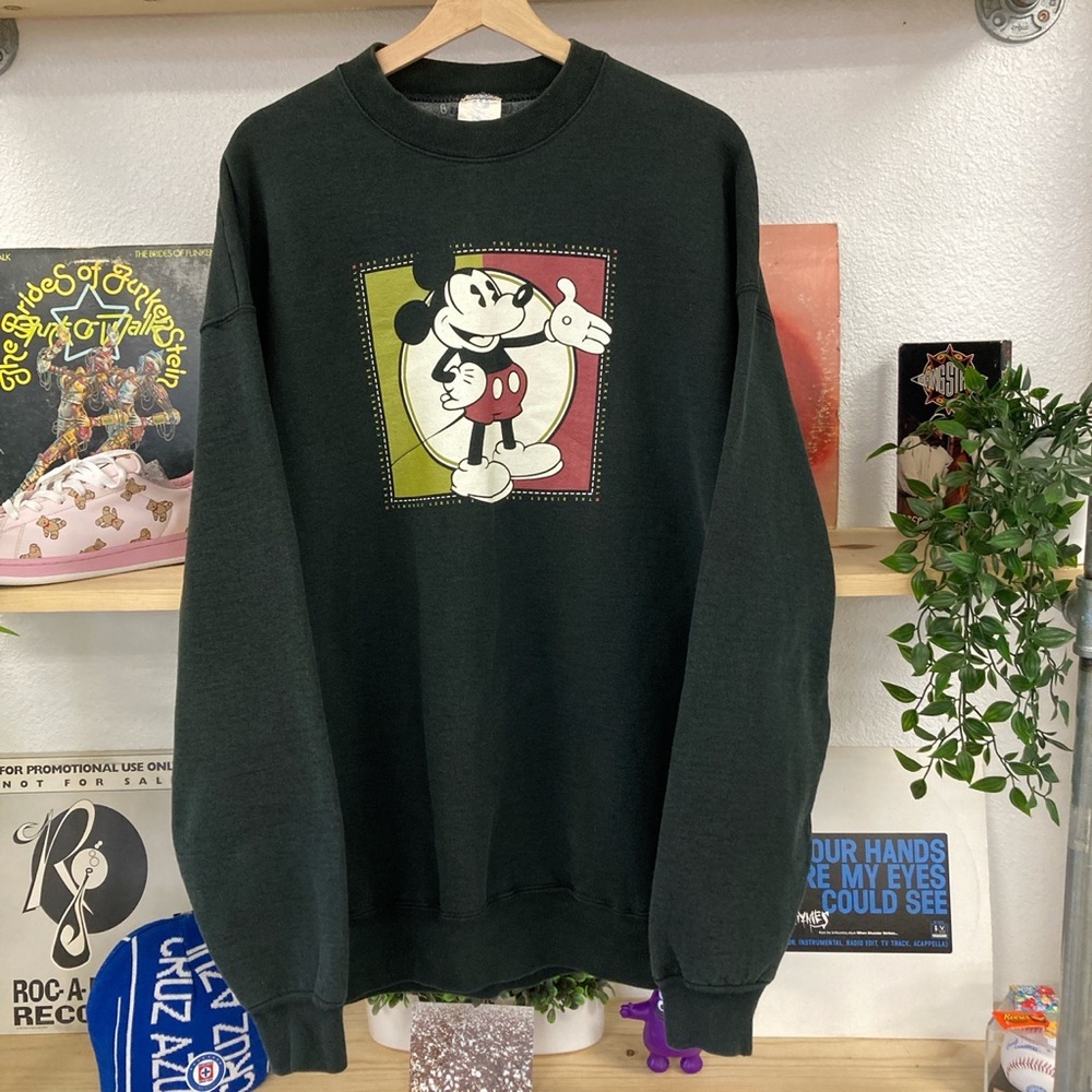 90’s The Disney Channel Mickey Mouse Sweatshirt - Gem